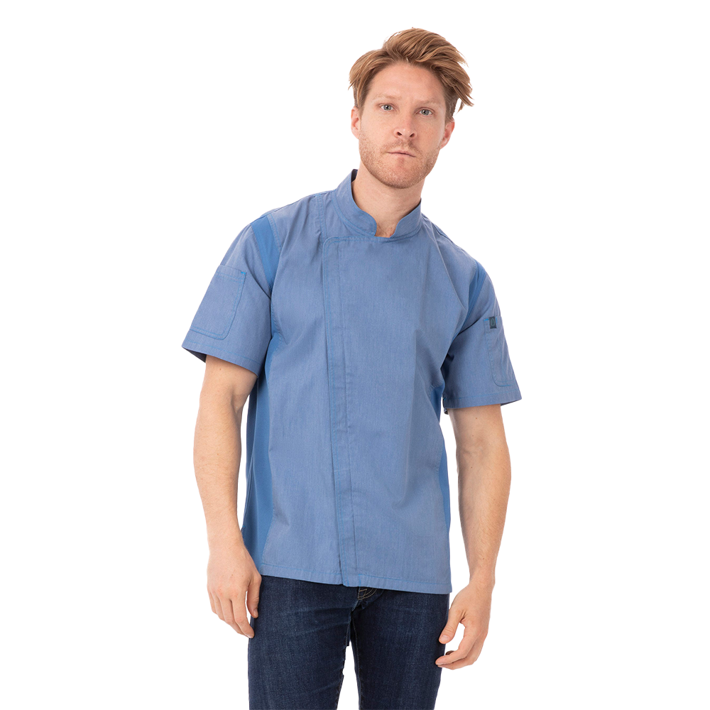 SPRINGFIELD CHEF COAT - Sky Blue – Open Your Closet