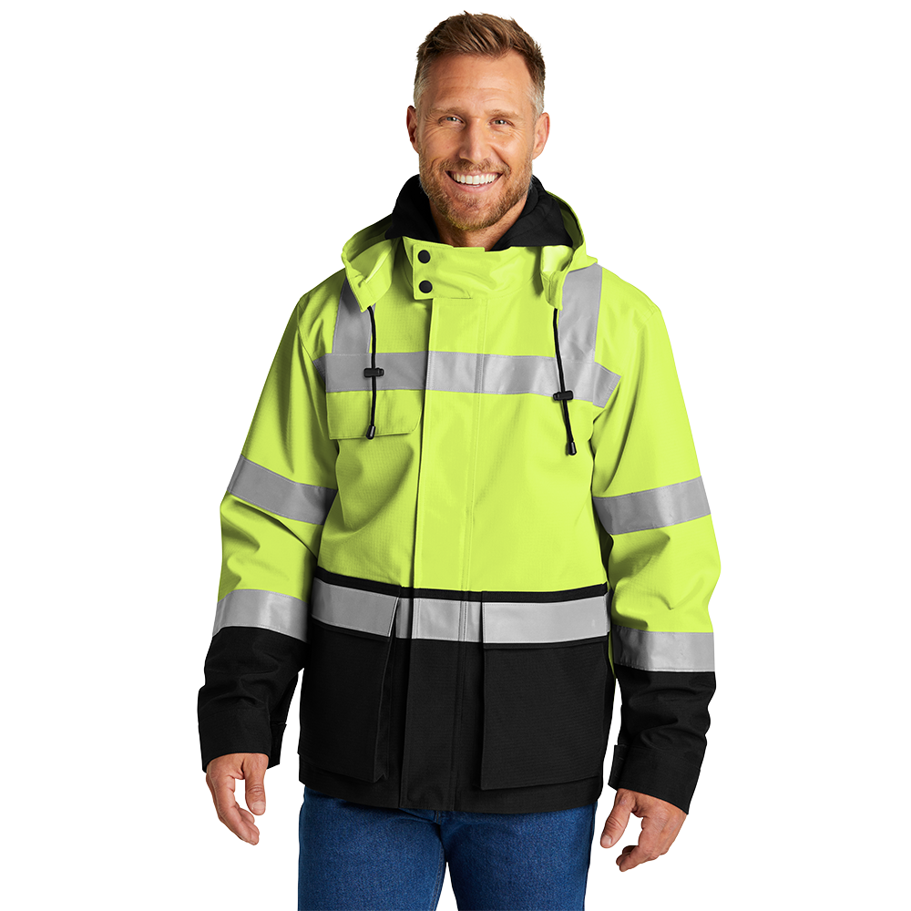 CornerStone® ANSI 107 Class 3 Waterproof Ripstop 3-In-1 Parka - Safety ...